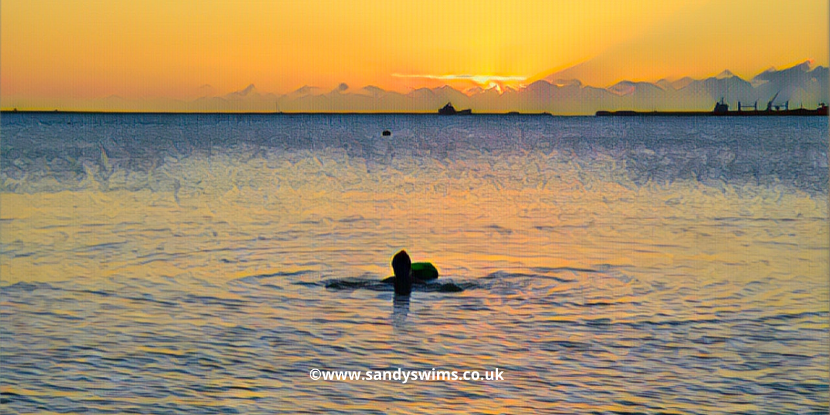 January Sunrise - Sandy Swims